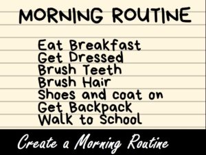 Create a Morning Routine for School Days | Mom Revamped