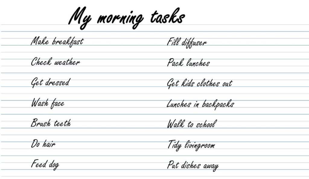 Create A Morning Routine For School Days Mom Revamped